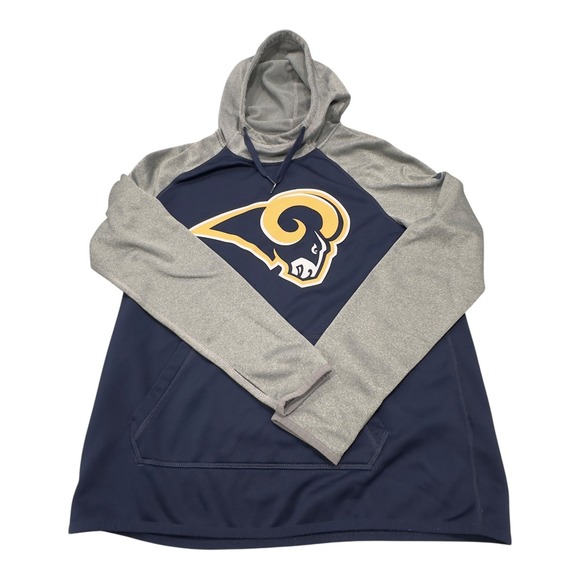 Nike | Shirts | Nike Los Angeles Rams Hoodie Sweatshirt Nfl Football ...
